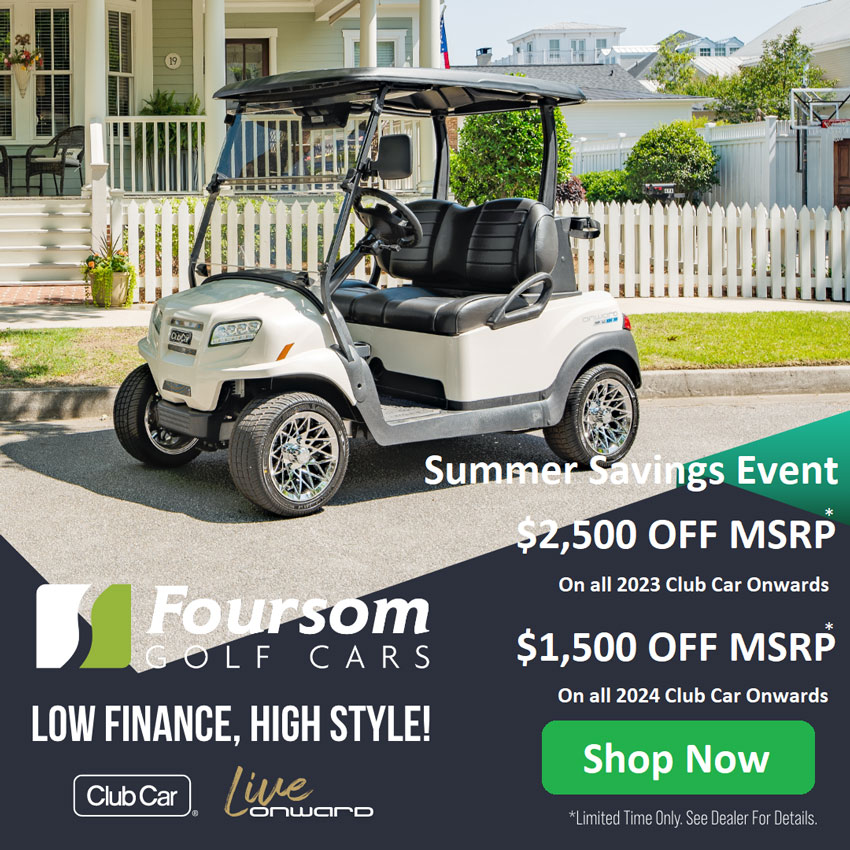 Golf Car Specials and Promotions | Foursom Golf Cars